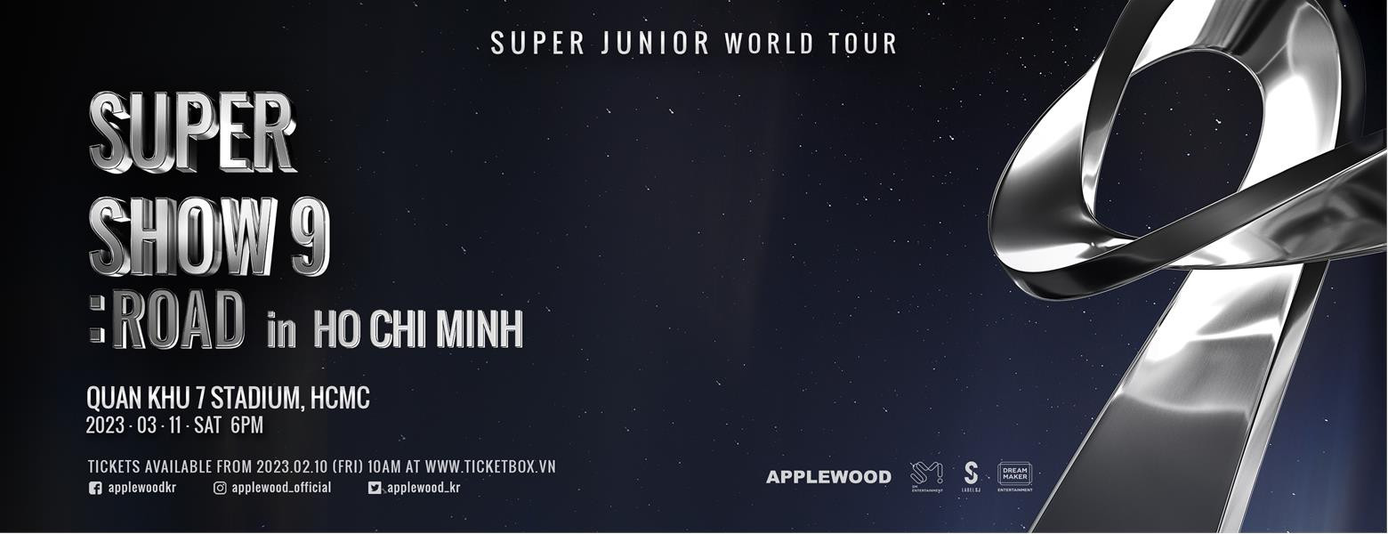 SUPER JUNIOR WORLD TOUR – SUPER SHOW 9 : ROAD in HO CHI MINH | Ticketbox