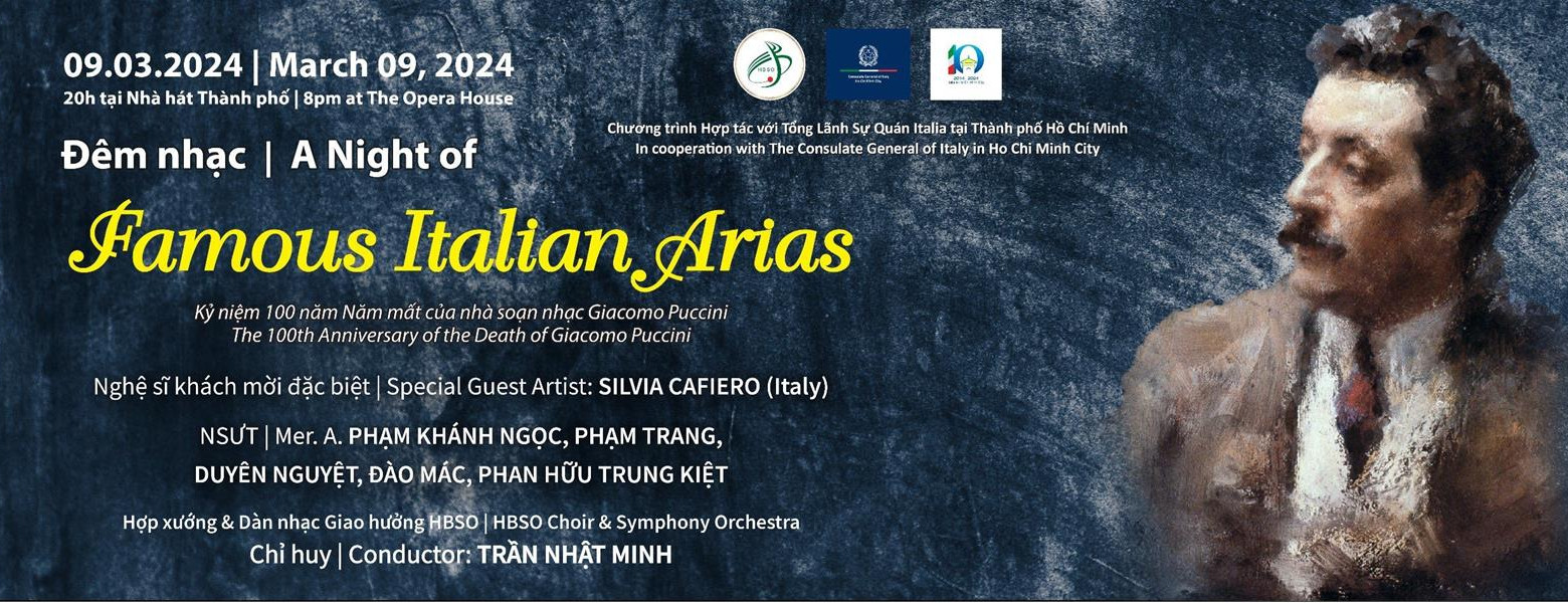 [HBSO] A NIGHT OF FAMOUS ITALIAN ARIAS | Ticketbox